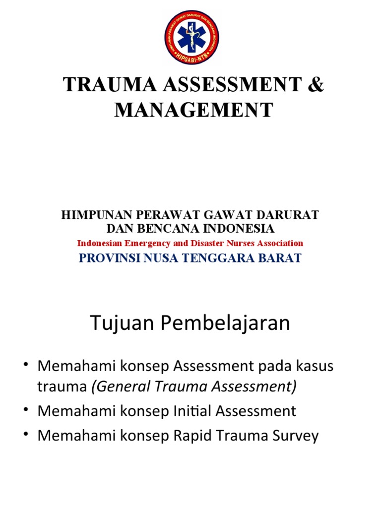 Trauma Assessment | PDF