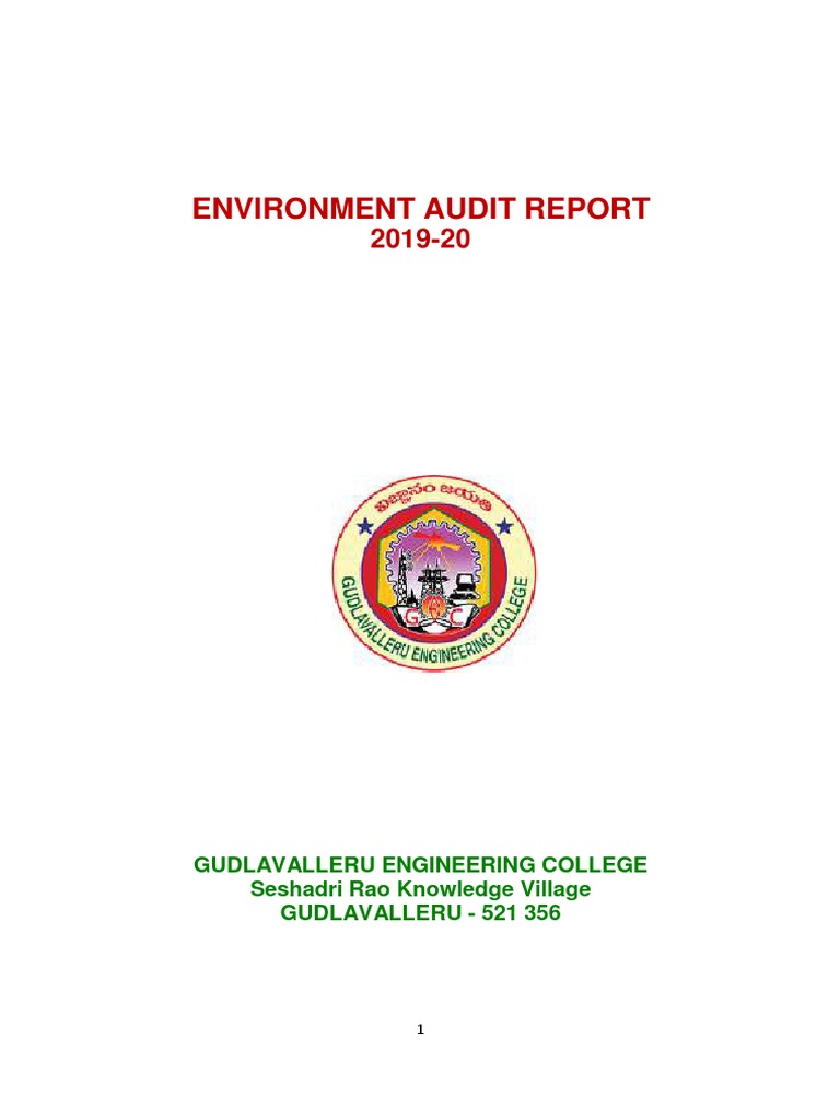 Environmental Audit Report 2019-20 | PDF | Audit | Sustainability