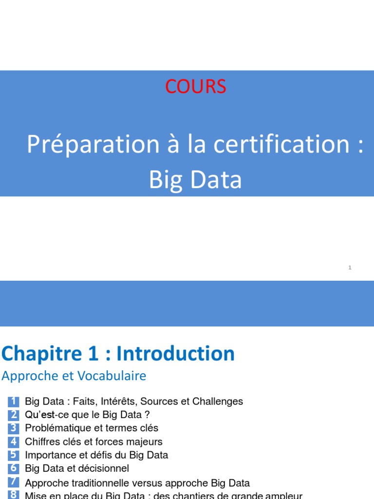 Introduction au Big Data et enjeux clés | PDF | Big data | Bases de données