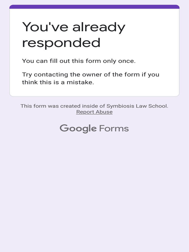 You'Ve Already Responded | PDF