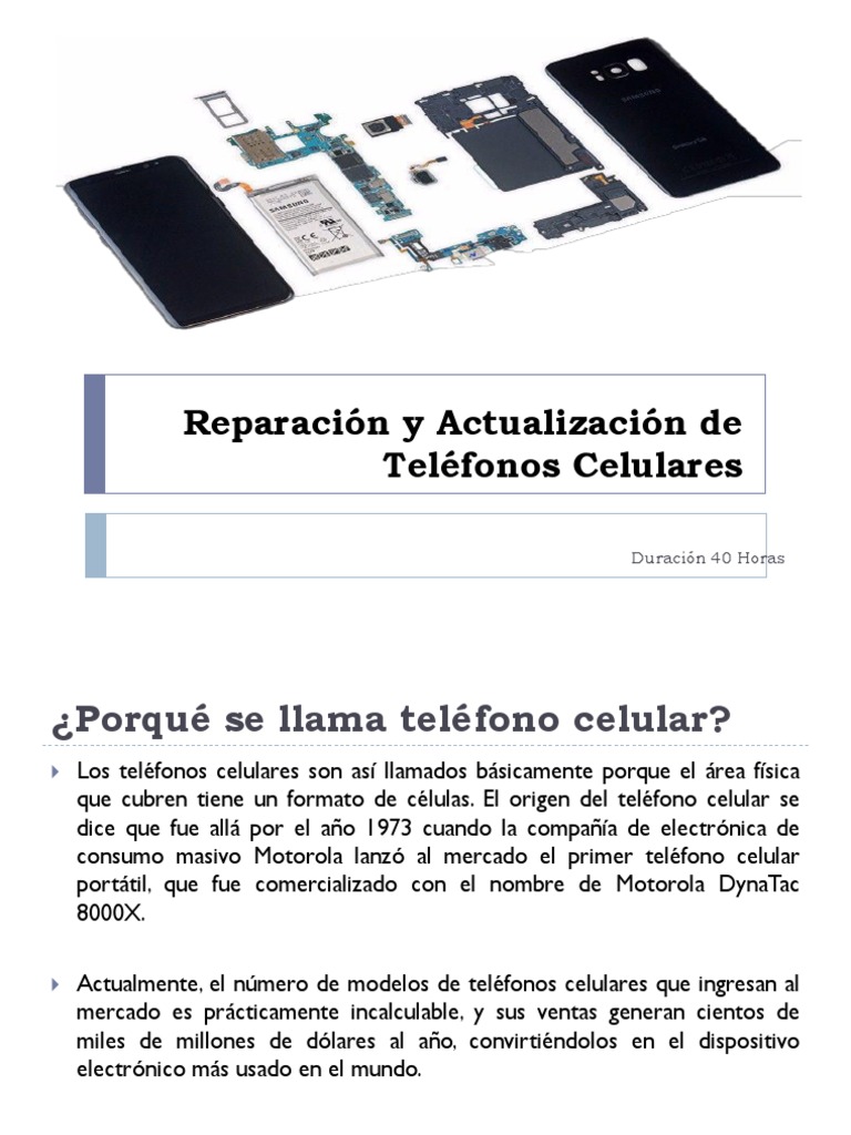 Partes de Un Teléfono Celular | PDF | Teléfonos móviles | Telefonía móvil