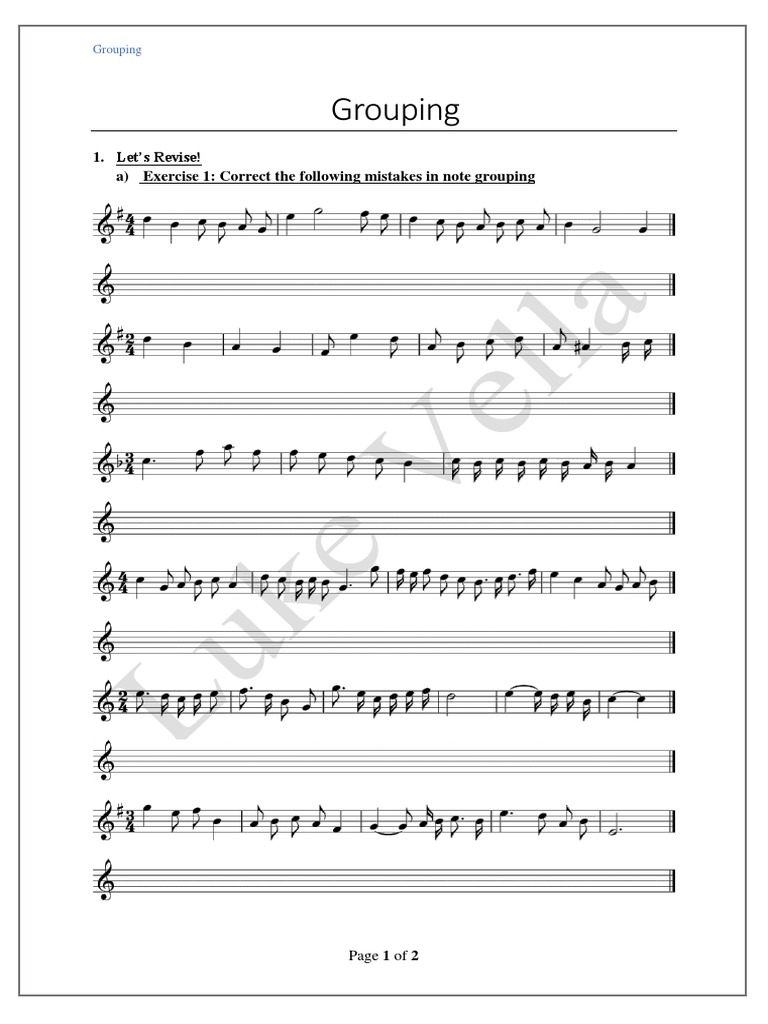 Grouping - Grade 1 | PDF