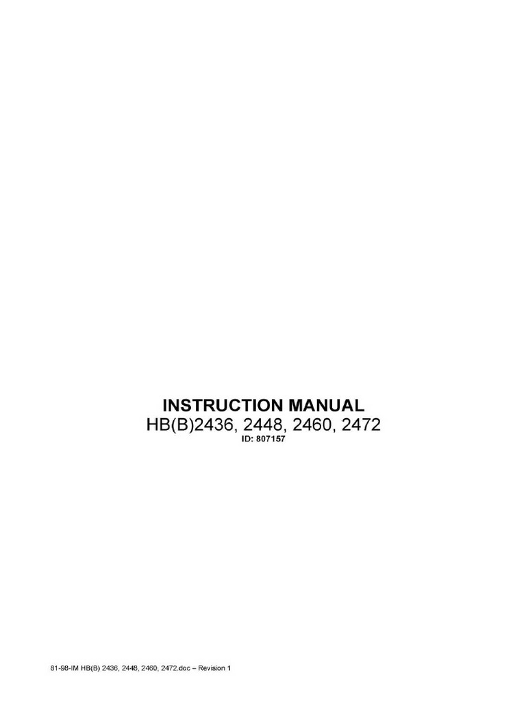 Holten Laminair HB, B 24xx Cabinet - User Manual | PDF