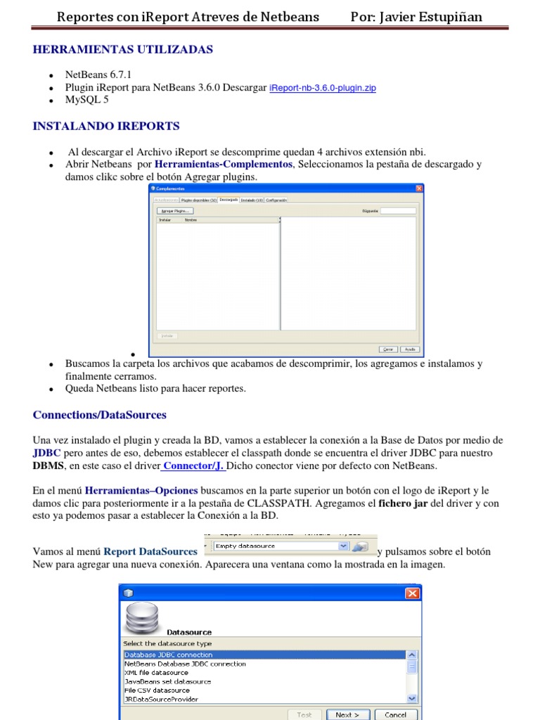 IReport Netbeans | PDF