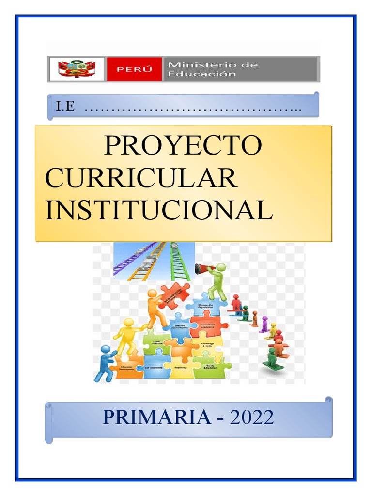 Proyecto Curricular Institucional 2022 Primaria | PDF | Evaluación | Educación primaria