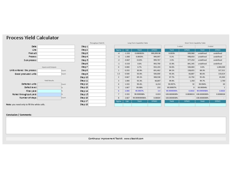 Process Yield Calculator | PDF | Computing | Computer Science