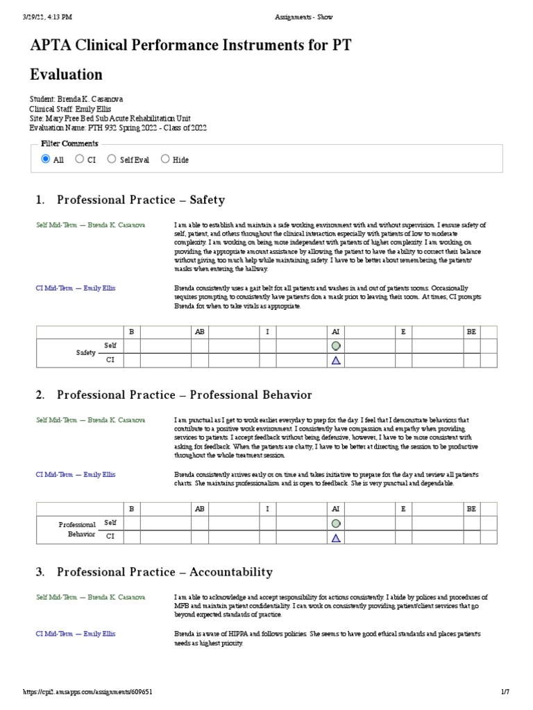 Cpi 3 | PDF | Physical Therapy | Patient