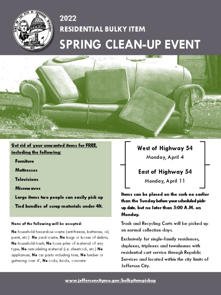 2022 Spring Clean Up Ad | PDF