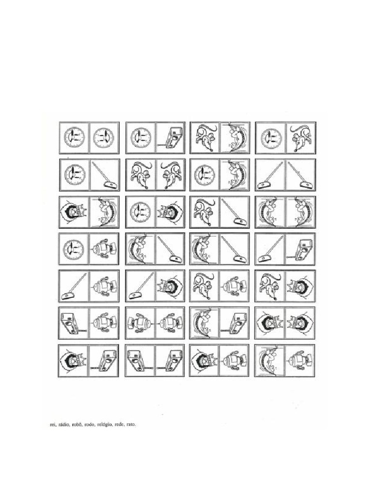 Dominó Fonema R de Rato | PDF