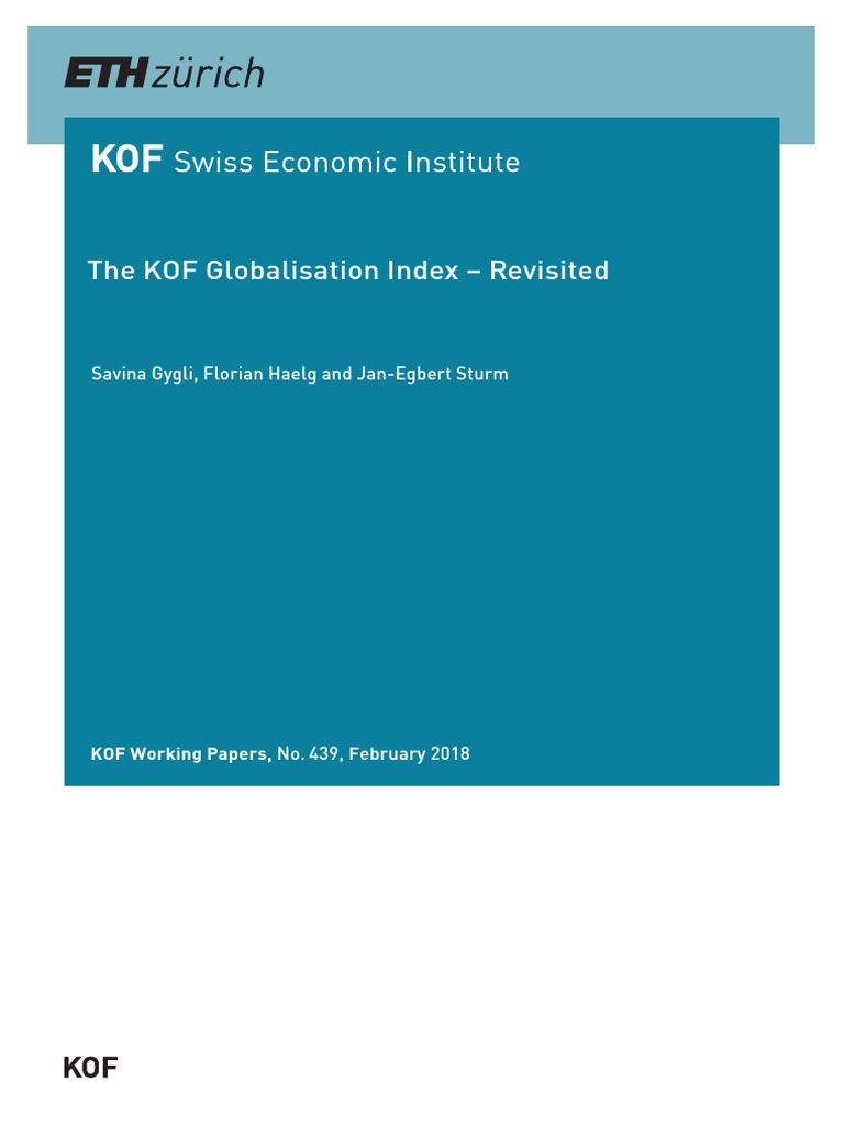KOF - Globalisation Index - Revisited | PDF | Globalization | Cultural ...