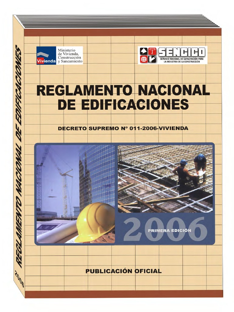 Reglamento Nacional de Edificaciones - Completo - 4 FICHAS | PDF | Arquitecto | Fabricación e ...