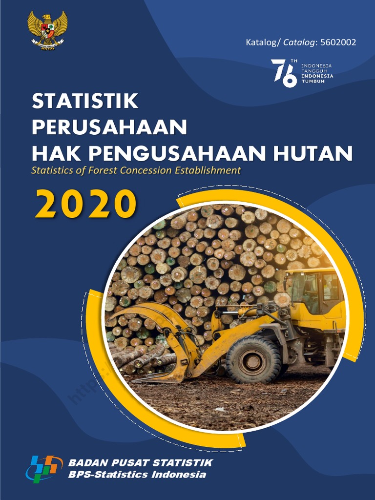 Statistik Perusahaan Hak Pengusahaan Hutan 2020 (2021a) | PDF
