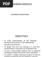 Cleaning Validation Matrix | PDF | Solubility | Dose (Biochemistry)