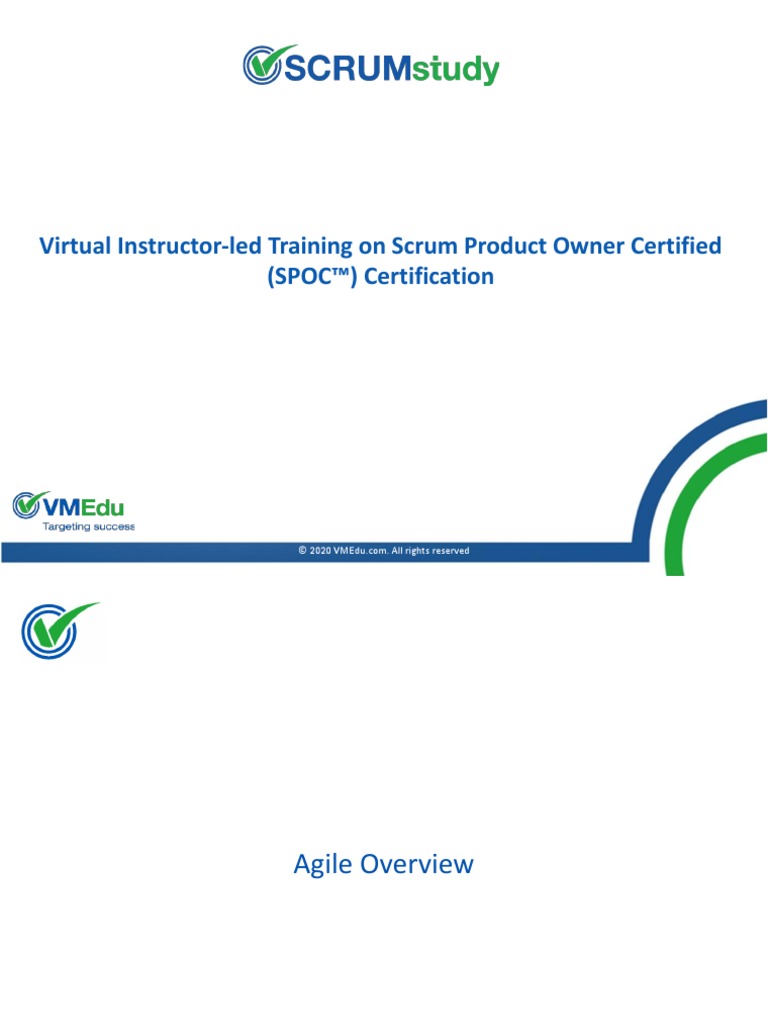 Spoc Qa | PDF | Scrum (Software Development) | Agile Software Development