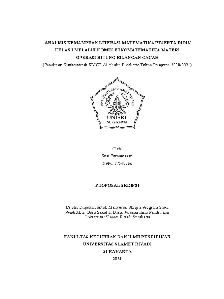 Acc Proposal Susi | PDF