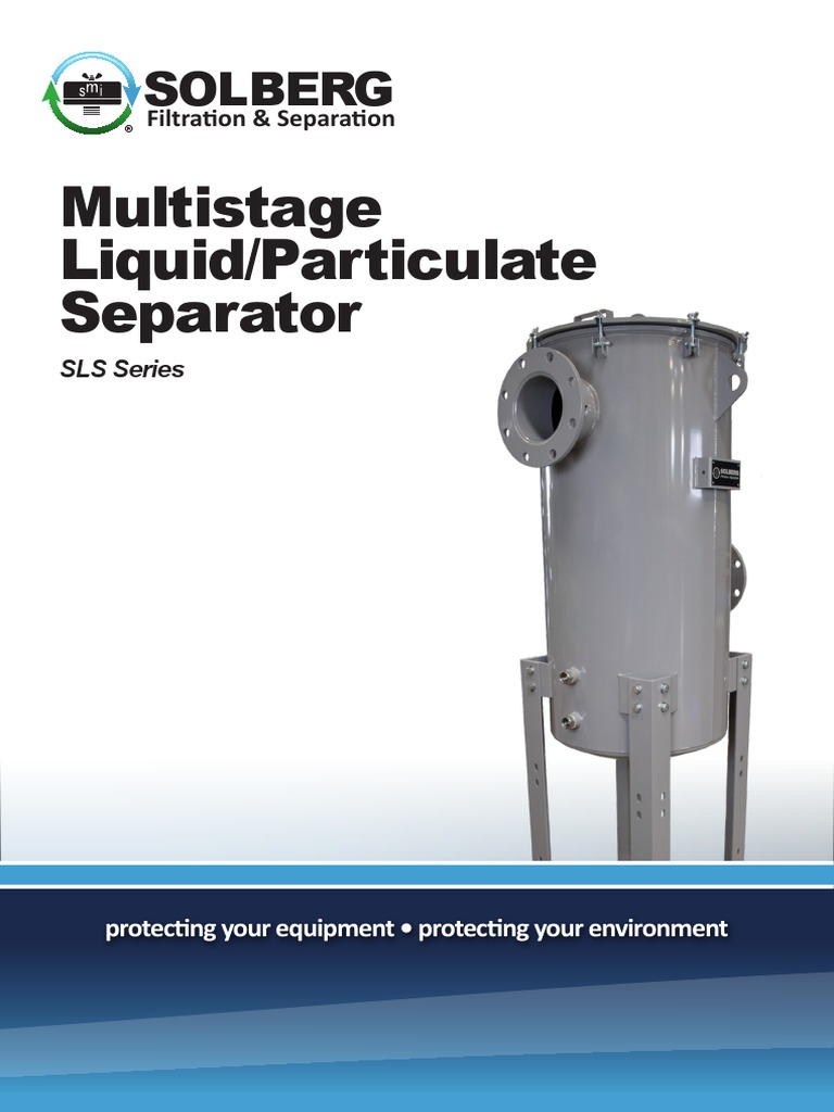 Solberg: Multistage Liquid/Particulate Separator | PDF | Filtration | Pump