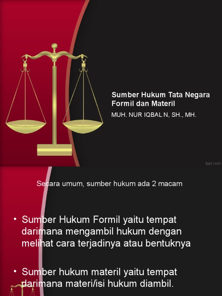 Sumber Hukum Formir Dan Materil | PDF | Politik | Ilmu Sosial
