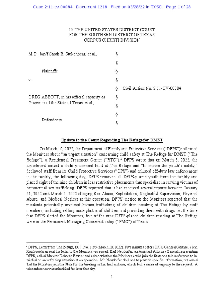 Court Monitor Report | PDF | Child Pornography | Background Check