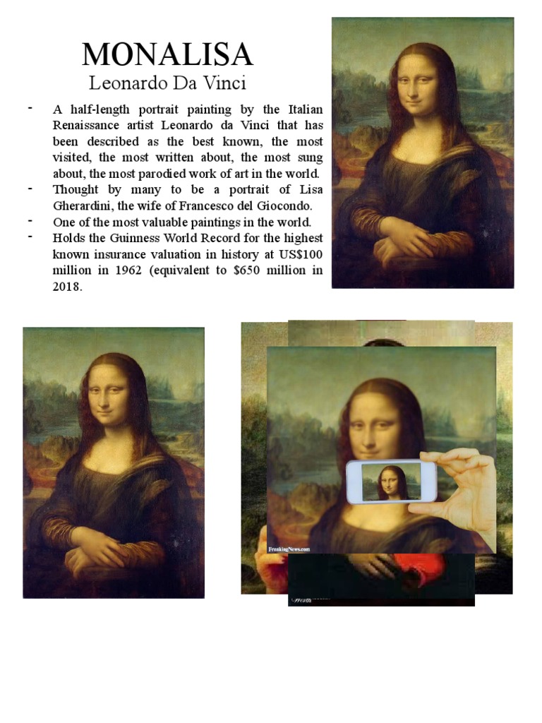 Monalisa: Leonardo Da Vinci | PDF