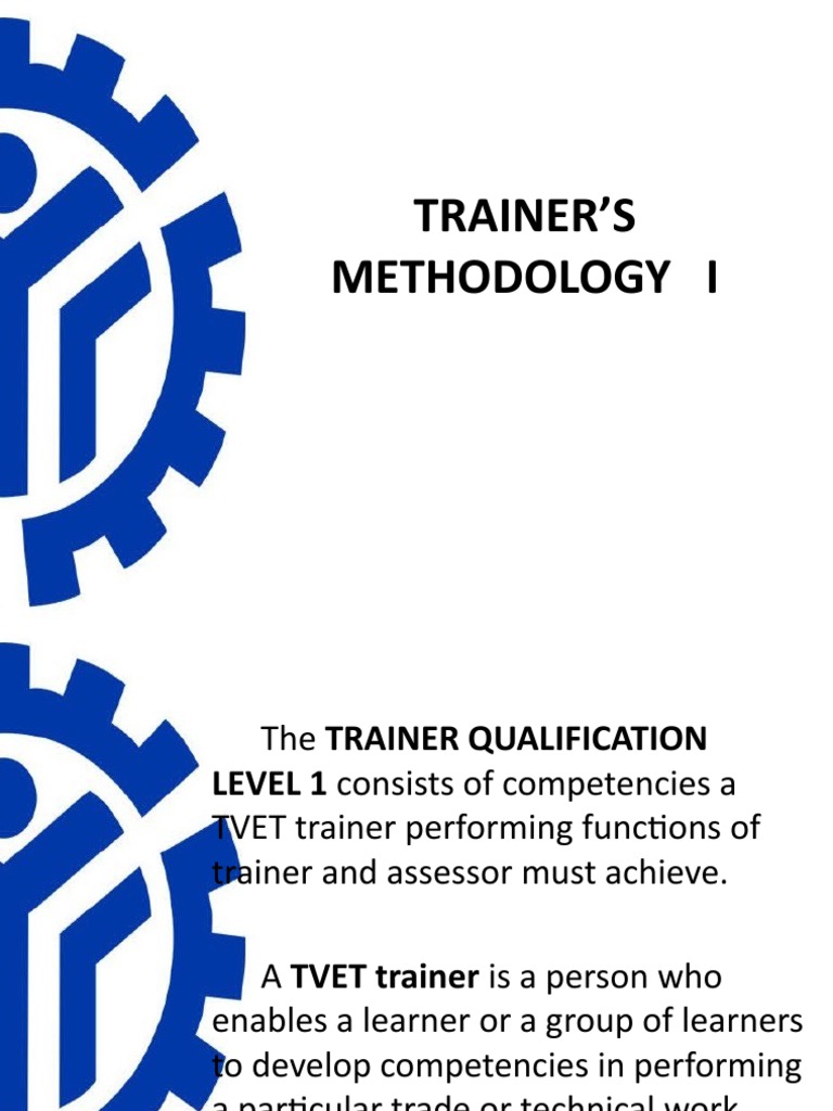 Trainers Methodology Level 1 Overview | PDF | Personal Trainer ...