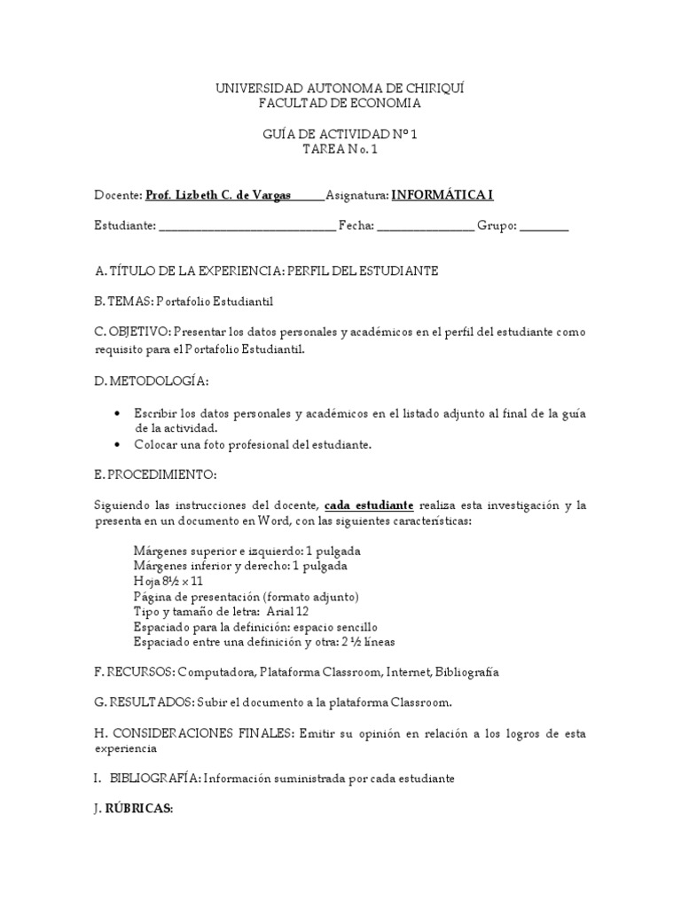 Actividad 1 INFORMATICA | PDF | Informática