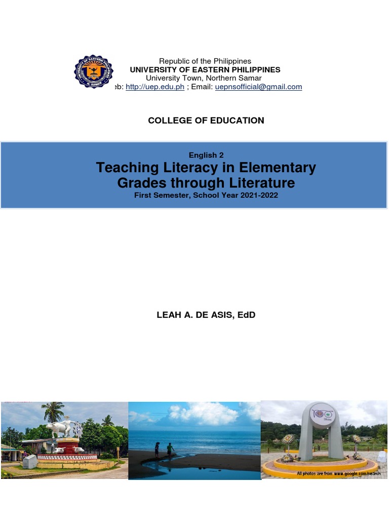 Teaching Literacy in Elementary Grades Through Literature: College of ...