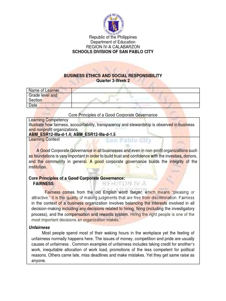 Las Sdo San Pablo City Business Ethics - 3RD Quarter - Week 2 Aniles A ...