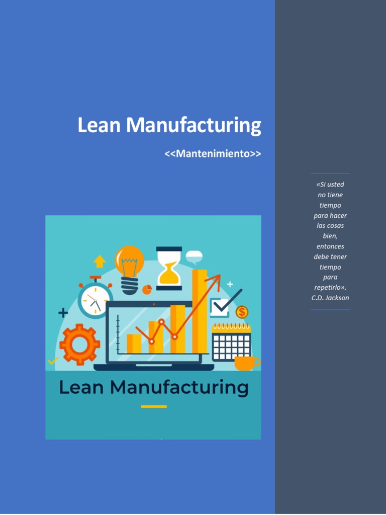 Lean Manufacturing | PDF | Lean Manufacturing | Calidad (comercial)