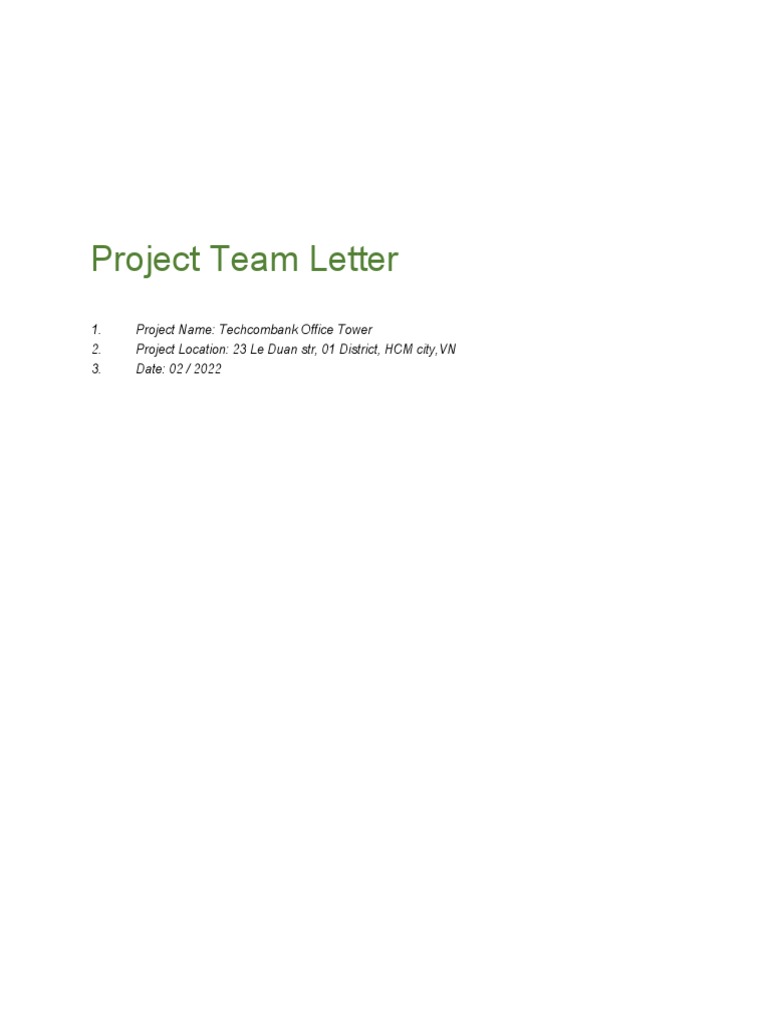 07.project Team Letter | PDF | Green Building | Simulation