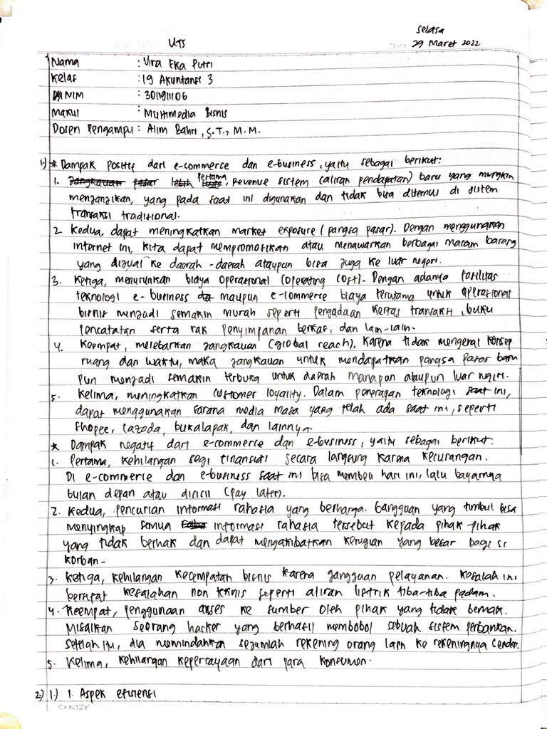 Vira Eka Putri - 19AK3 - 3011911106 - UTS Multimedia Bisnis | PDF