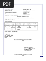 80D - Medical Premium Receipt - Self | PDF
