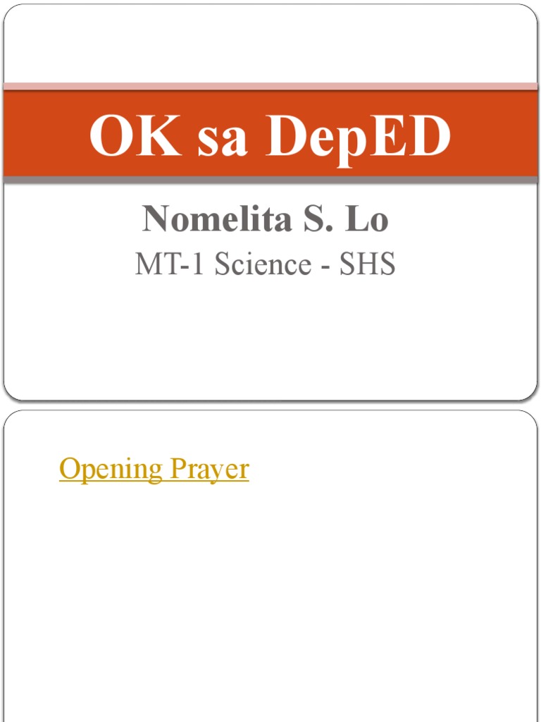 OK sa DepEd Policy and Guidelines | PDF | Wash | Health Sciences