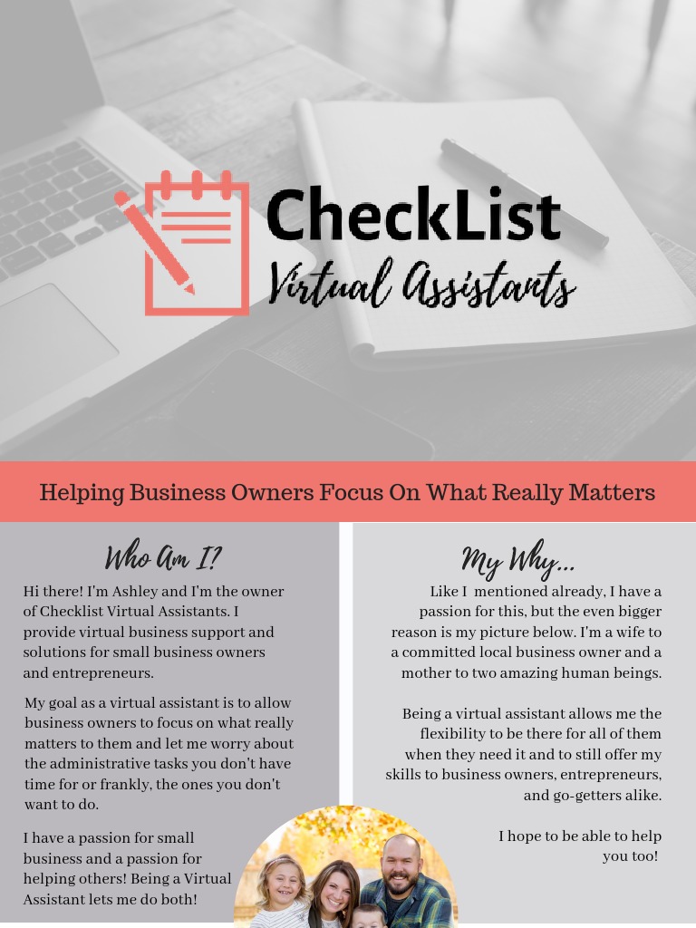 Checklist Virtual Assistants Intro | PDF | Social Media | Popular ...