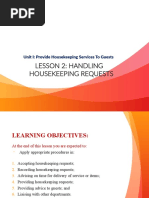 Housekeeping Script | PDF