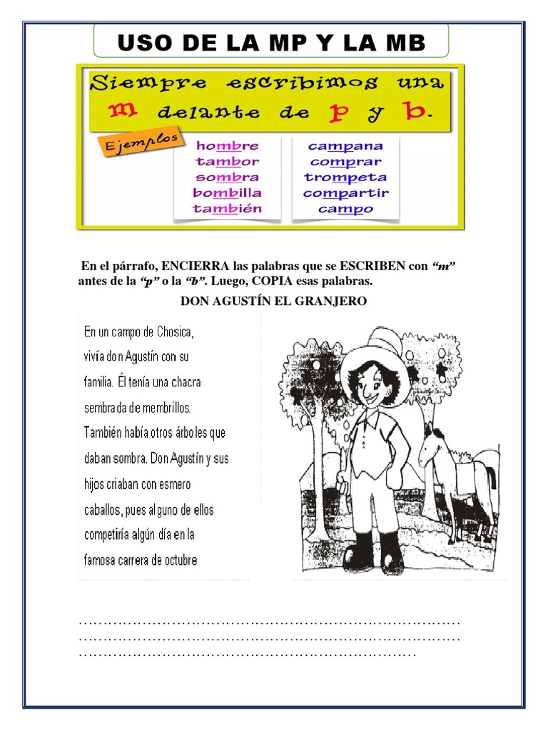 Uso de La MP y La MB | PDF