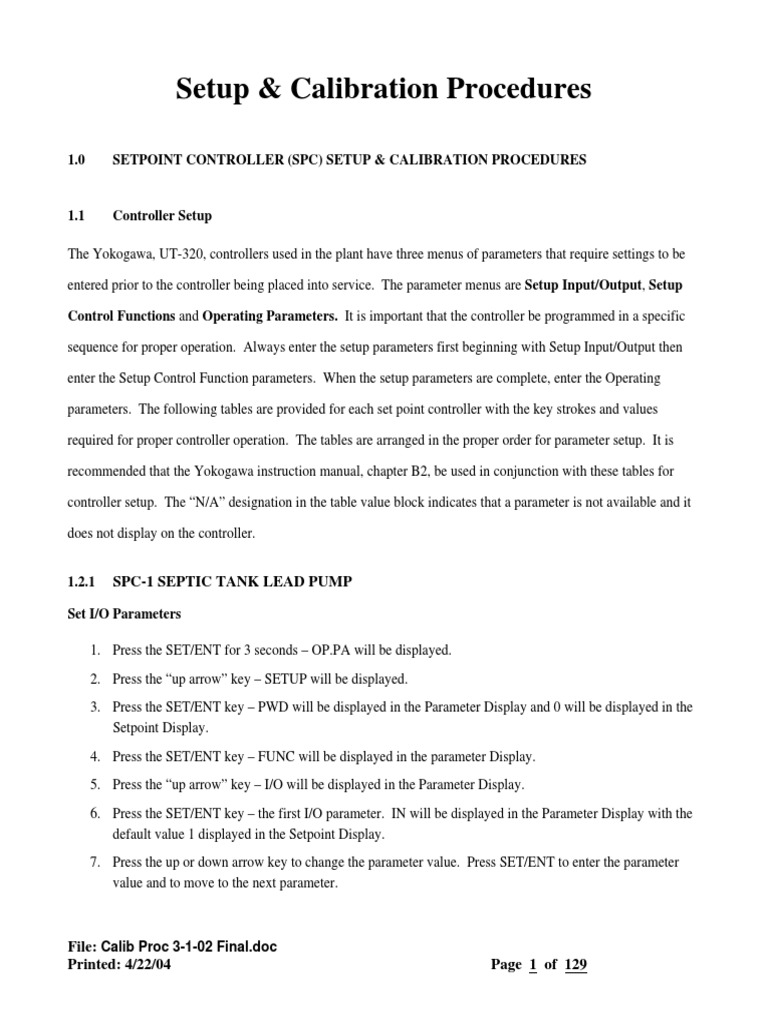 VFD Calibration Procedure | PDF | Parameter (Computer Programming) | Input/Output