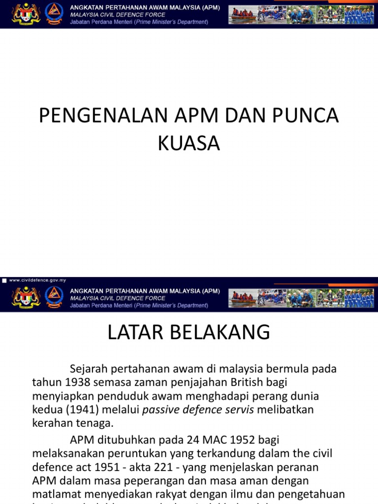 Pengenalan Apm & Punca Kuasa | PDF