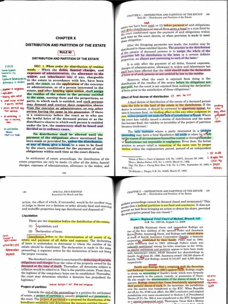 Final Decree of Estate Distribution | PDF | Intestacy | Probate