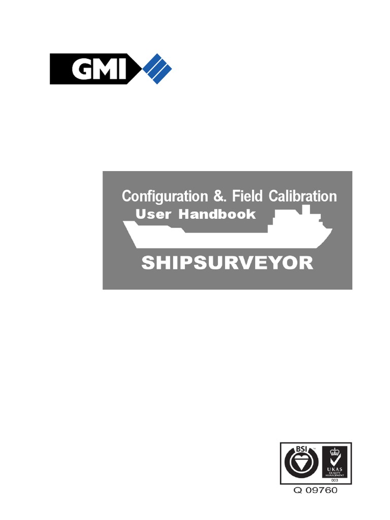 Gmi Ship Surveyor 2 | PDF | Calibration | Menu (Computing)