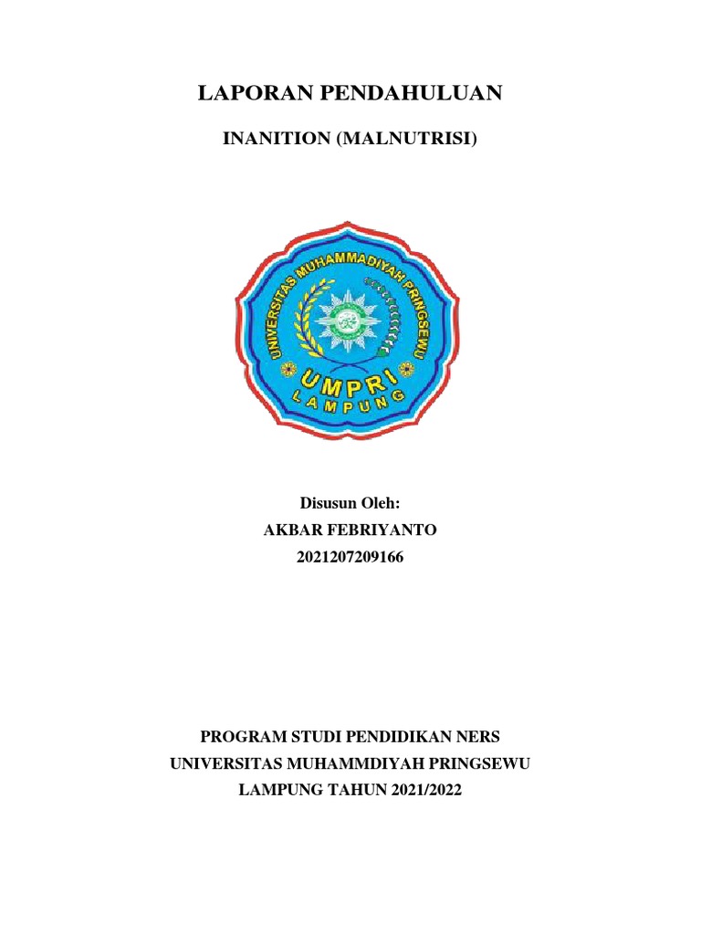 LP Inanition - Malnutri Pada Lansia - Akbar Febriyanto | PDF