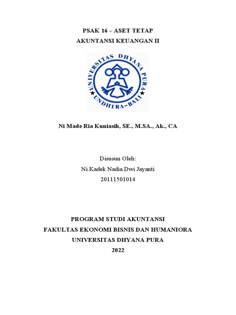 Psak 16 | PDF | Pengelolaan Keuangan & Uang | Teknologi & Rekayasa