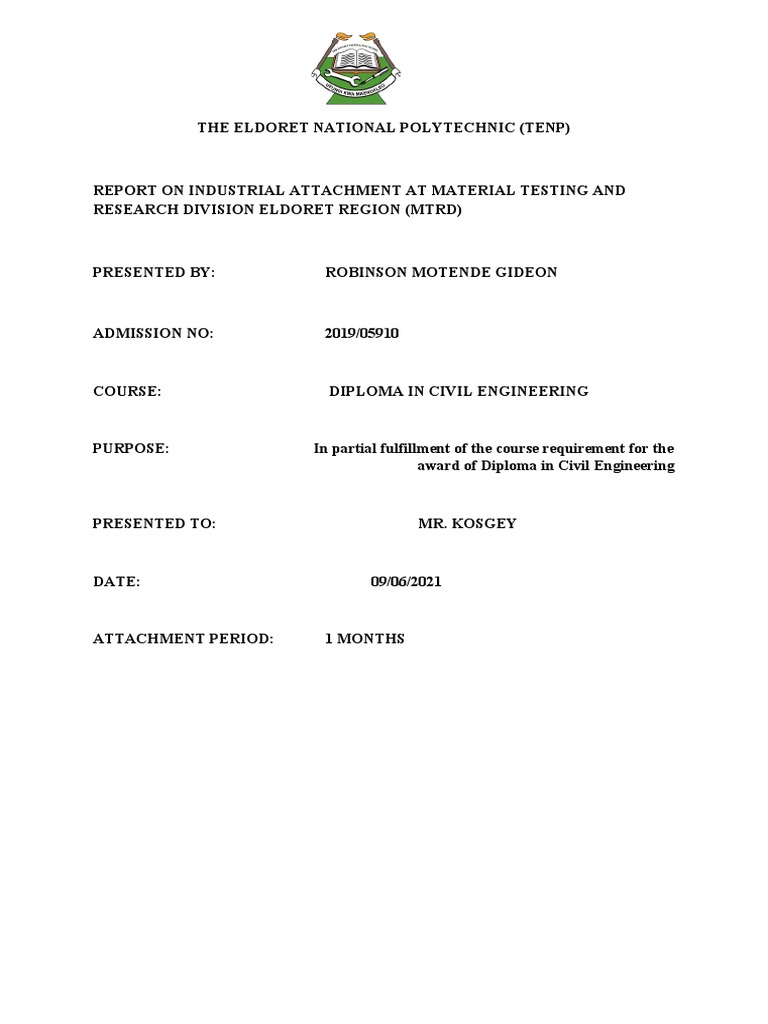 Attachment Report | PDF | Road | Laboratories