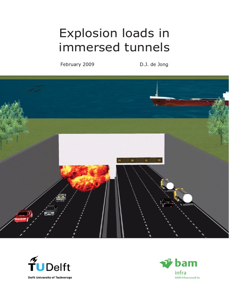 Iexplosion Load in Immersed Tunnels | PDF | Dangerous Goods | Tunnel