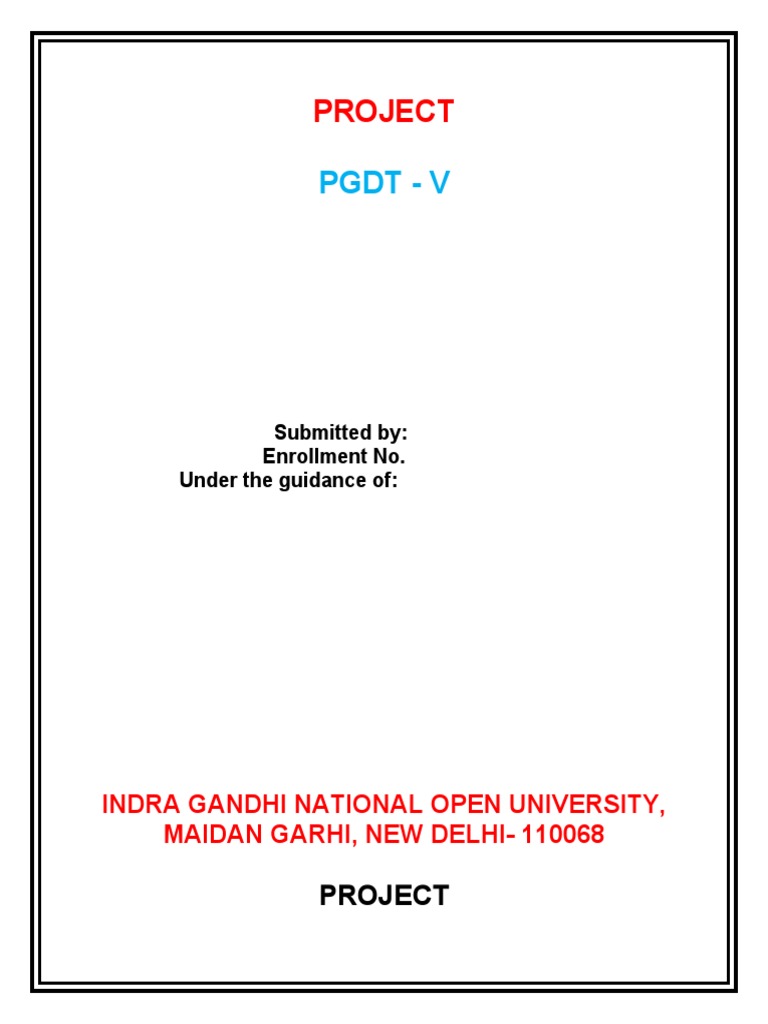 PGDT | PDF