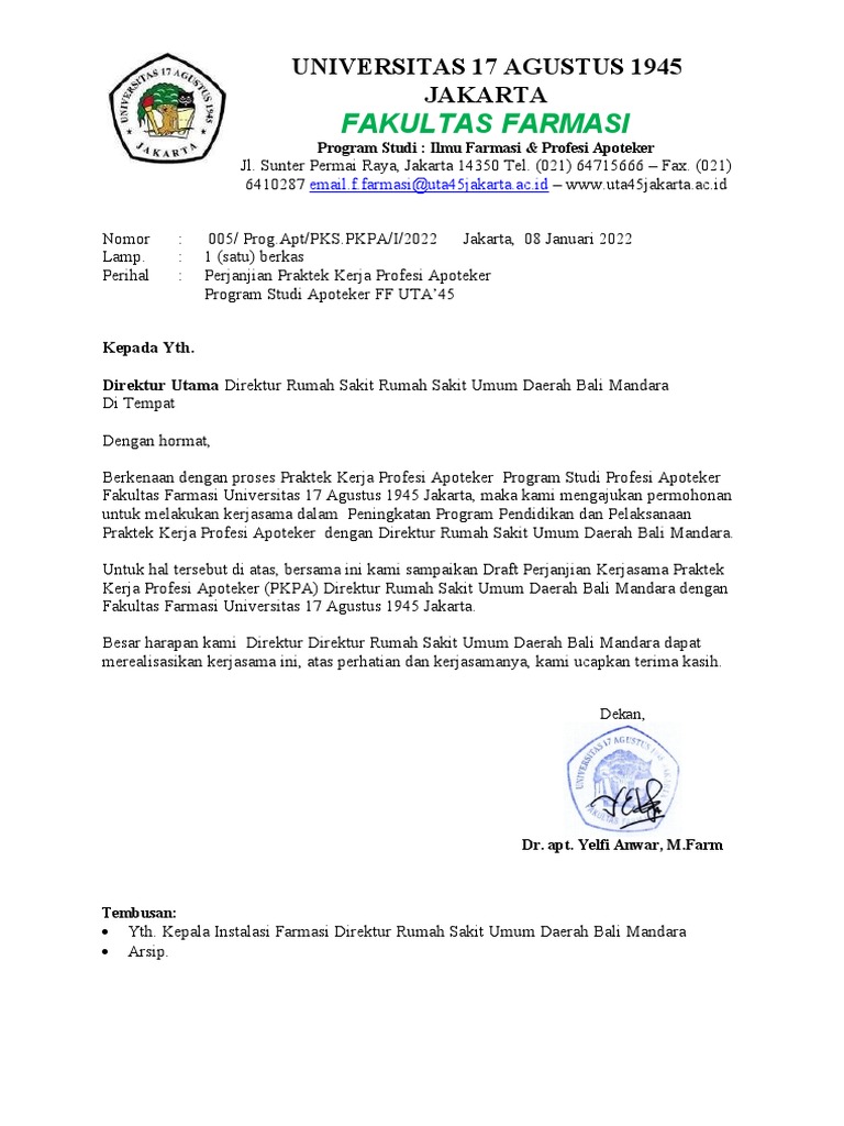 Contoh MOA Direktur Rumah Sakit Rumah Sakit Umum Daerah Bali Mandara | PDF