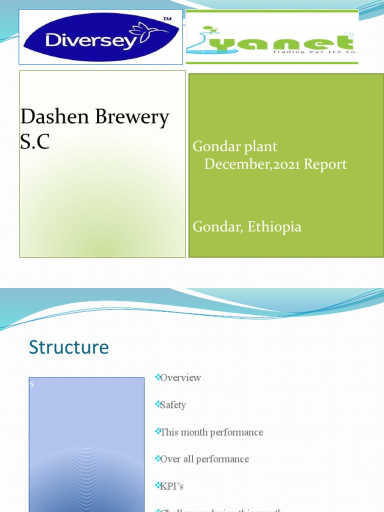 Dashen Brewery S.C: Gondar Plant December, 2021 Report | PDF