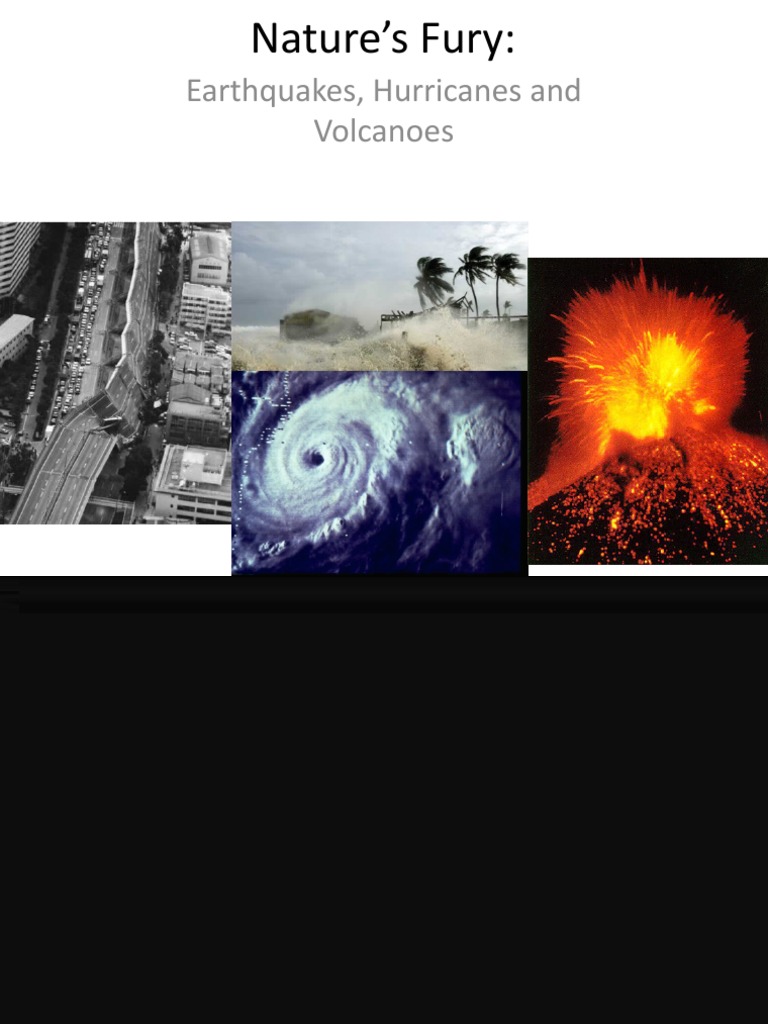 Nature's Fury:: Earthquakes, Hurricanes and Volcanoes | PDF