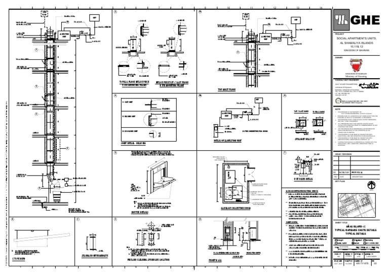 Ar-Ty-978 Typical Garbage Chute Details | PDF | Plumbing | Mechanical ...