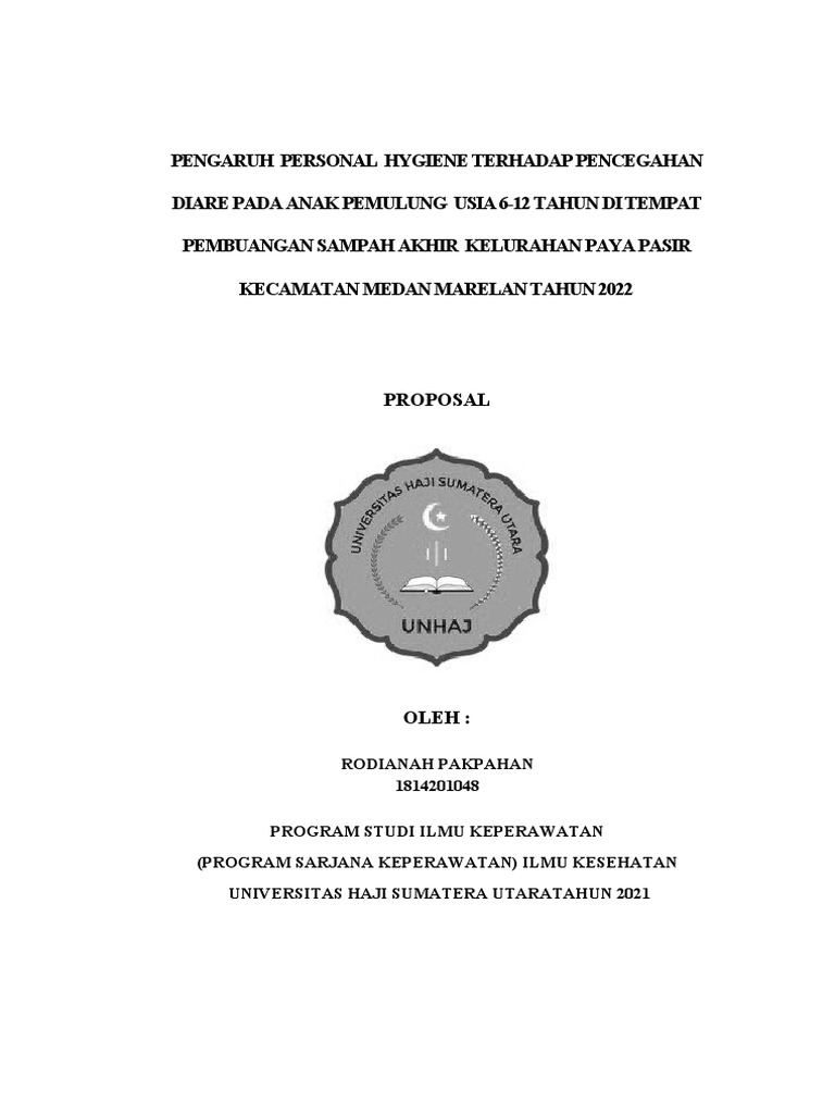 Proposal Dina | PDF | Sains & Matematika