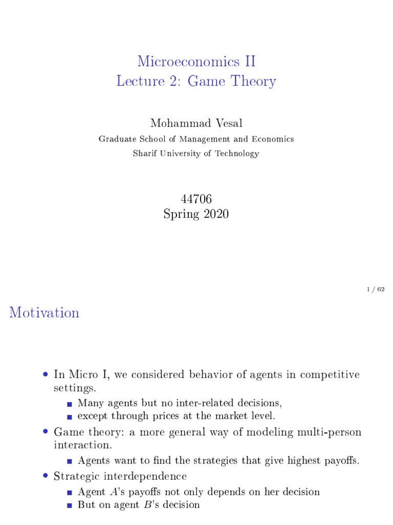 Game Theory Fundamentals: Extensive Form Representation and Strategies ...
